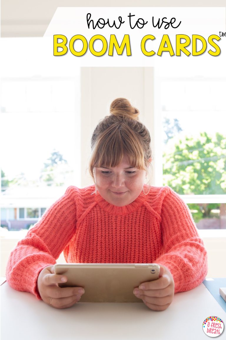 How to Use Boom Cards to Increase Student Engagement - A Fresh Breath ...