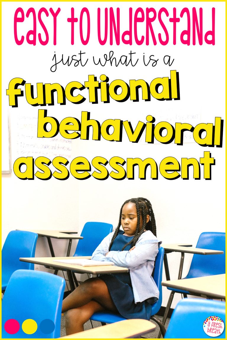 Easy to understand: Just What is a Functional Behavioral Assessment ...