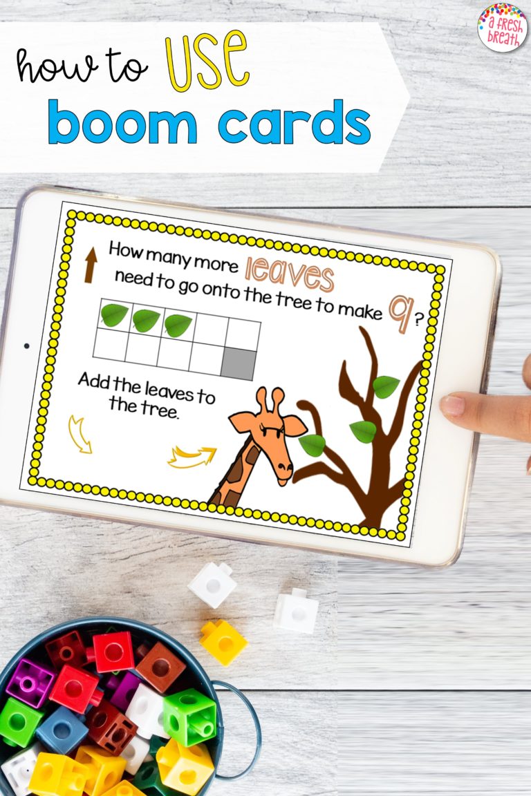 What are Boom Cards, Why Use Them, and How? - A Fresh Breath on Teaching