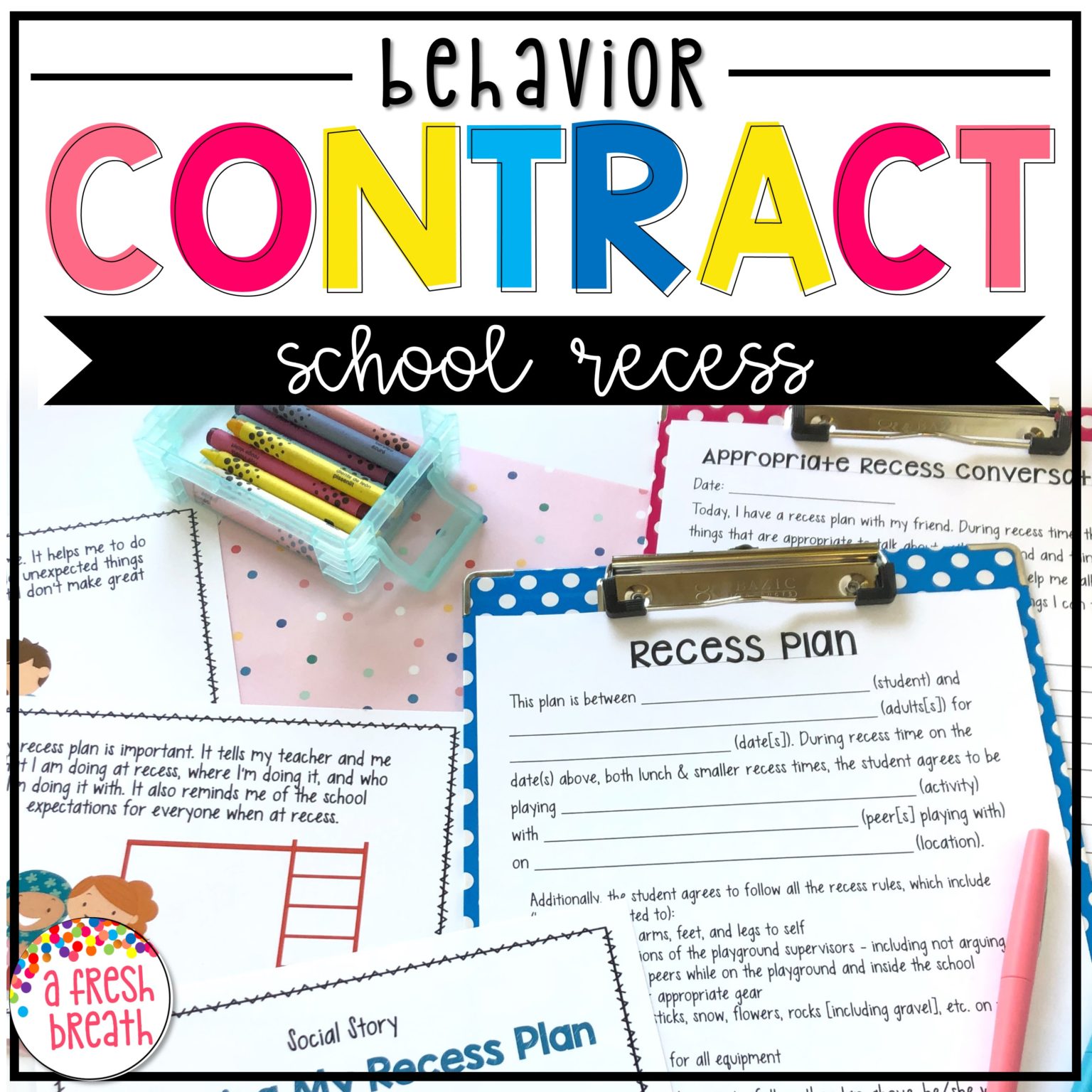 Behavioral Contract for Students 101 - A Fresh Breath on Teaching