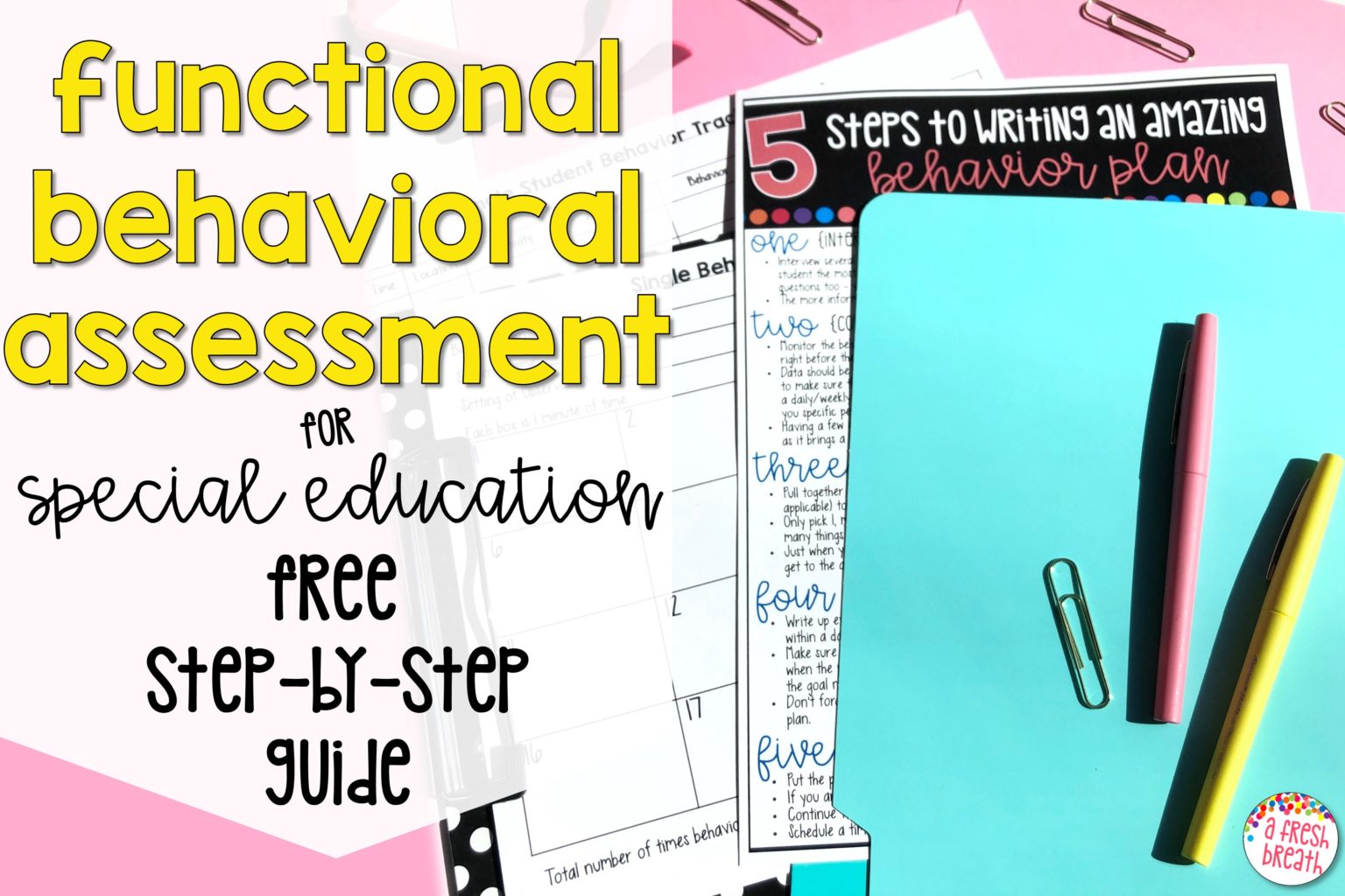 Special Education FBA: What You Need to Know - A Fresh Breath on Teaching