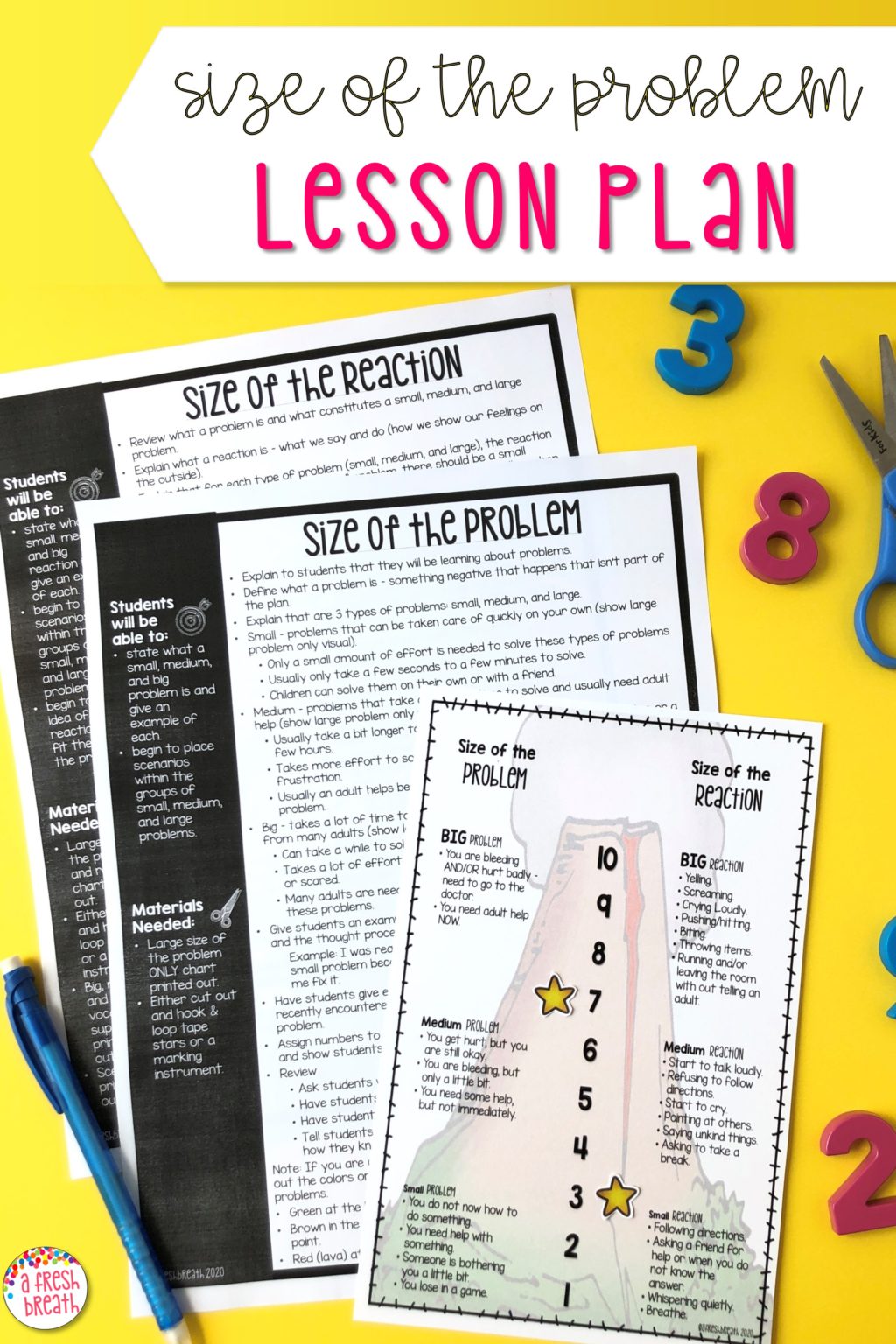 5 Easy Ways to Teach Size of a Problem - A Fresh Breath on Teaching