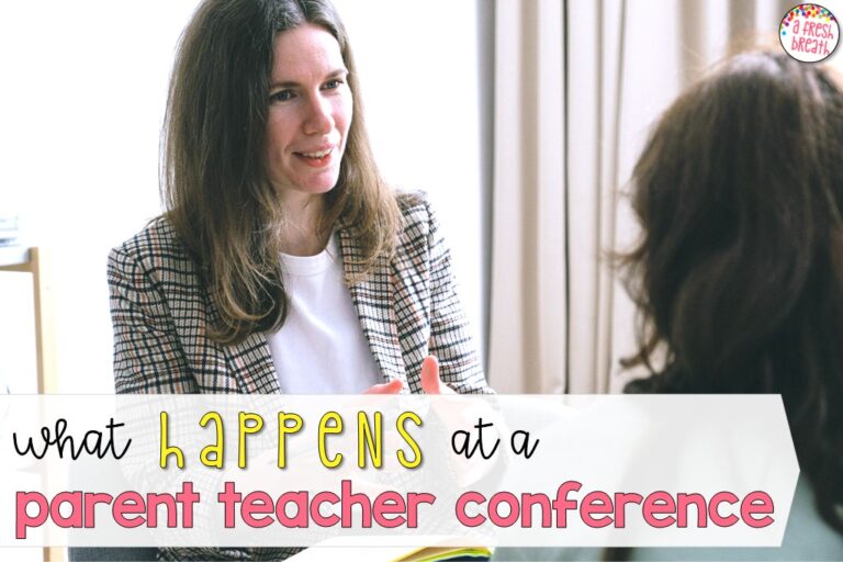 Parent Teacher Conference Tips for the Specialist Teacher - A Fresh ...