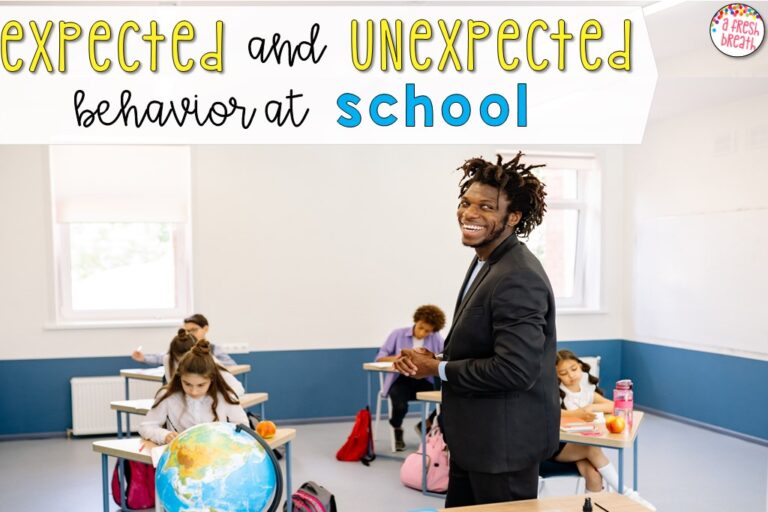 5 Steps to Teaching Expected vs Unexpected Behavior in the Elementary ...