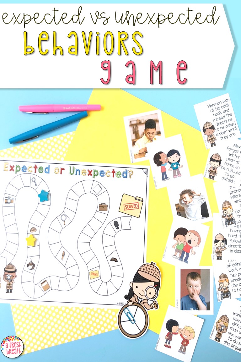 5 Steps to Teaching Expected vs Unexpected Behavior in the Elementary Classroom - A Fresh Breath ...