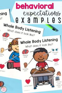 Behavioral Expectations in the Elementary Classroom & How to Teach Them ...