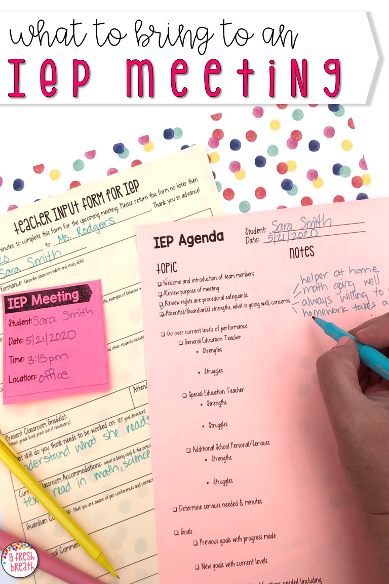 3 Key Steps to Prepare for IEP Meeting as a Special Education Teacher ...