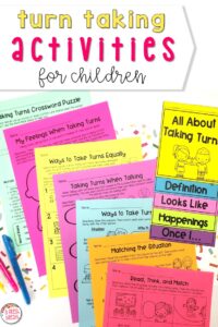 5 Turn Taking Activities for Early Elementary Students - A Fresh Breath ...