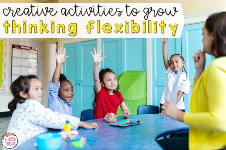 Increasing Thinking Flexibility 3 Ways with Task Cards - A Fresh Breath ...