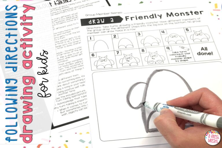 5 Simple Following Directions Exercises for Young Learners - A Fresh ...