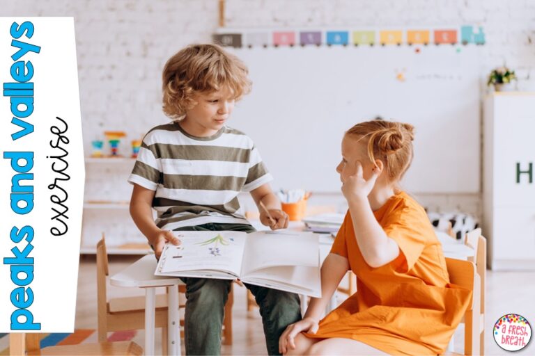Peaks and Pits - An Easy SEL Activity - A Fresh Breath on Teaching